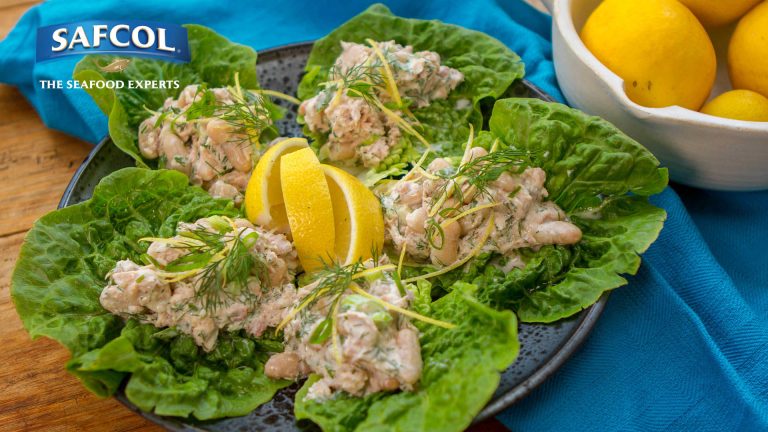 Lemony tuna bean lettuce cups - Safcol